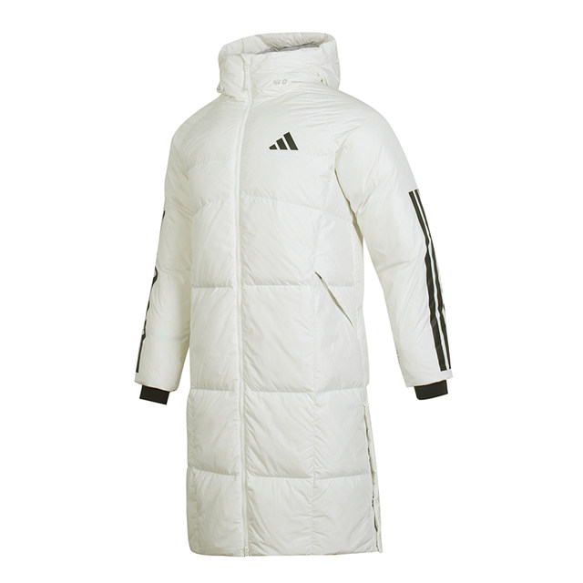 Adidas mid-length down jacket men's and women's 2024 winter new 600 ...