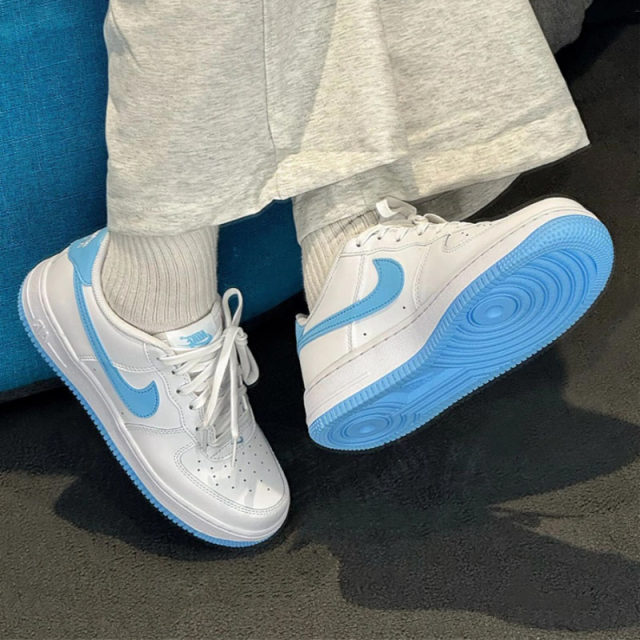 Nike Nikeaf1 Fresh Blue and White Fairy Genuine Air Force No. 1 ...