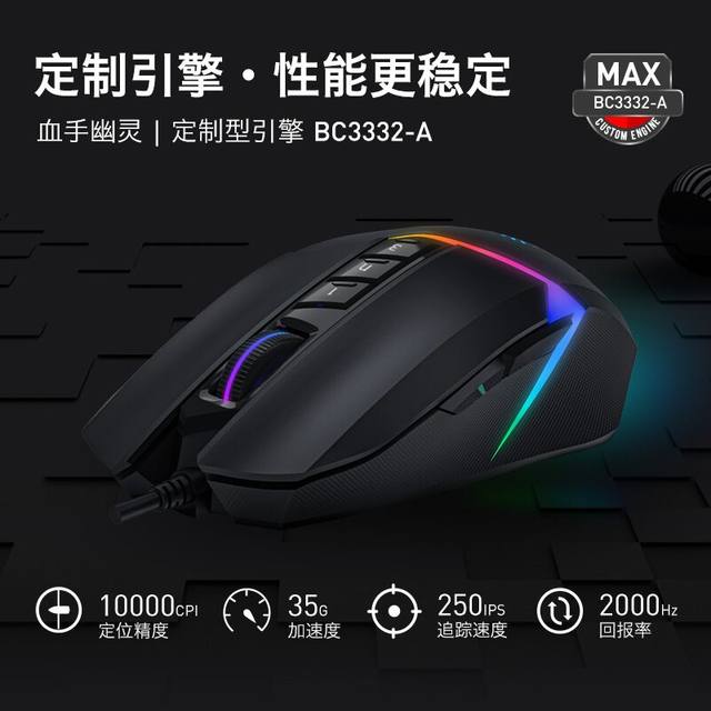 Shuangfeiyan blood-hand ghost mouse V8MMax e-sports game counter-war cf PlayerUnknown's ...