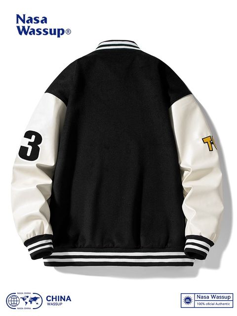 NASA trendy American baseball uniform spring and autumn loose casual ...