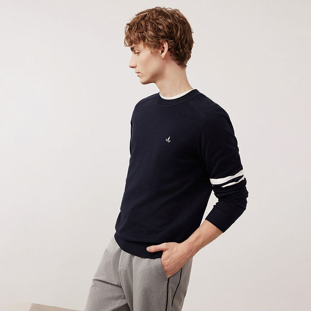 [Cashmere] Navigare Italian small sailing boat new casual pullover ...