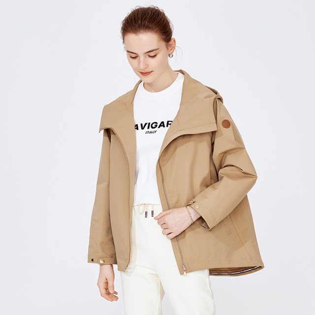 Navigare Italian small sailing boat autumn mid-length windbreaker women ...