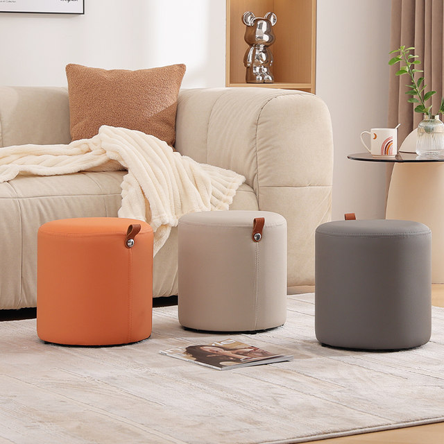 Household small bench bedroom entry door shoe changing stool high-end ...