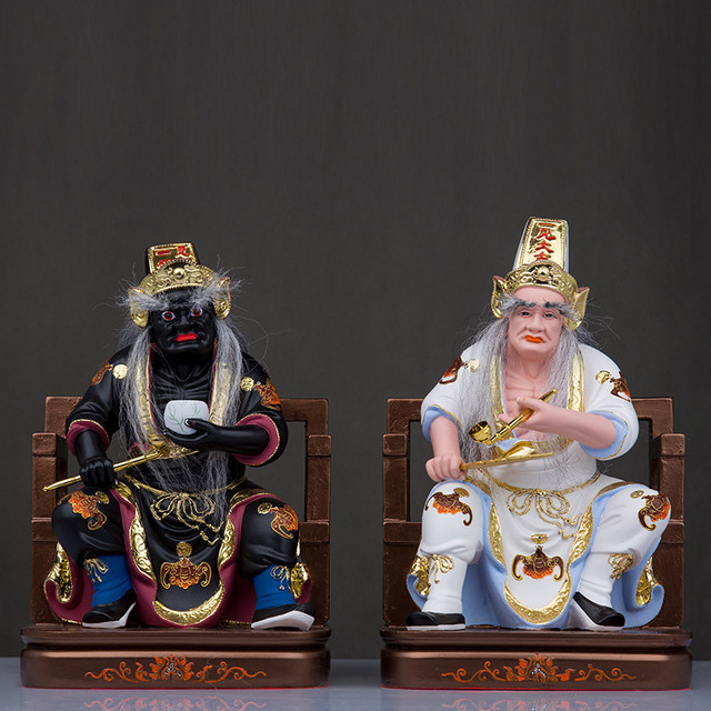 Seven masters and eight masters statues resin uncle uncle second uncle ...