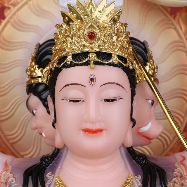 Doumu Yuanjun Statue Buddhist Hall Beidou White Marble Household ...