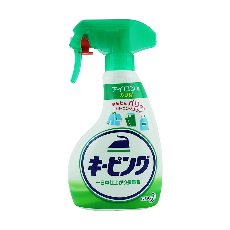Japanese Imported Kao Kao Sizing Spray - Clothes Ironing Spray Green 400ml