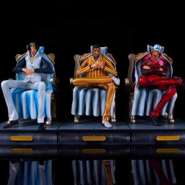 One Piece Figure Top War Sitting Navy Award Kizaru Akainu Blue Pheasant ...
