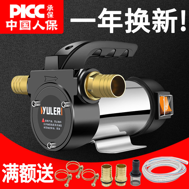 Yule forward and reverse electric pump diesel 12V24V220V DC refueling ...