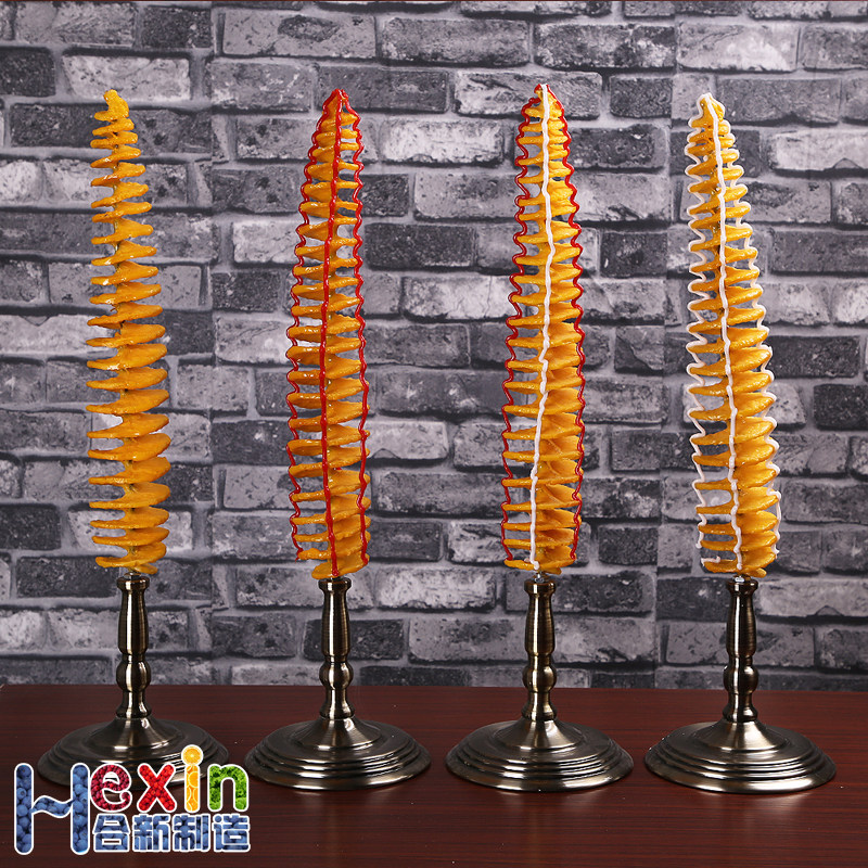 Potato Tower Model Simulation Food Tornado Potato Xiaoman Tornado Food ...