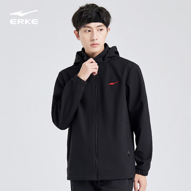 Red Star Erke Velvet Jacket Men's Spring and Autumn Men's Windproof ...