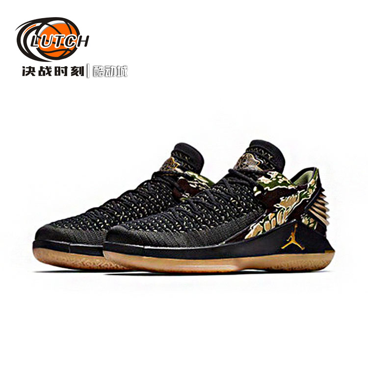 Decisive moment - Air Jordan 32 Low BG AJ32 actual basketball shoes black gray AA1254-002