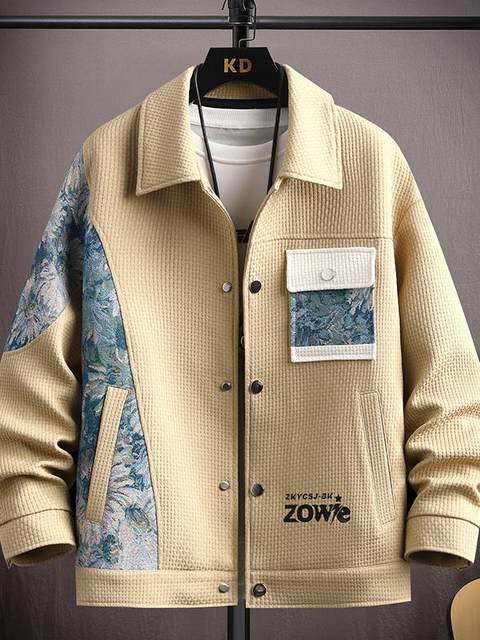 Wafe Ge Jacket Men's Spring and Autumn National Wind Stroke Wids 2025 ...