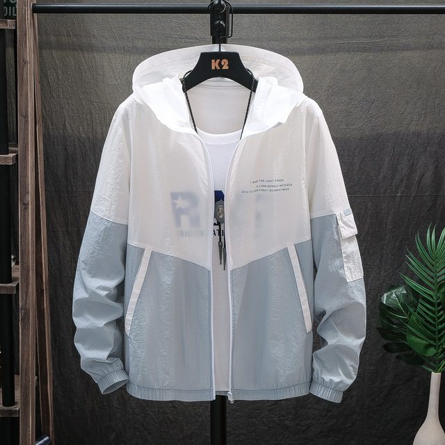 Sunscreen clothing men's jacket summer thin section Korean style trendy ...