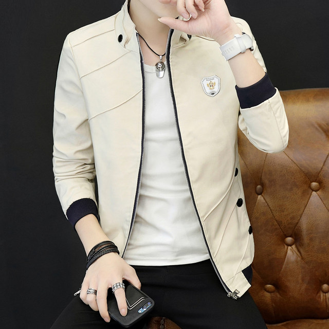 Autumn 2024 new men's jacket thin Korean style Korean style Korean ...