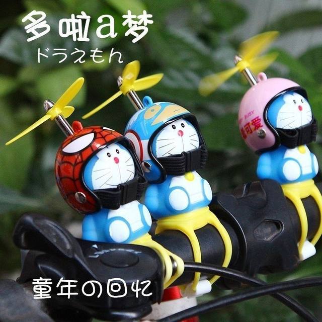 Motorcycle electric bicycle decoration cute dingdang cat doll helmet ...