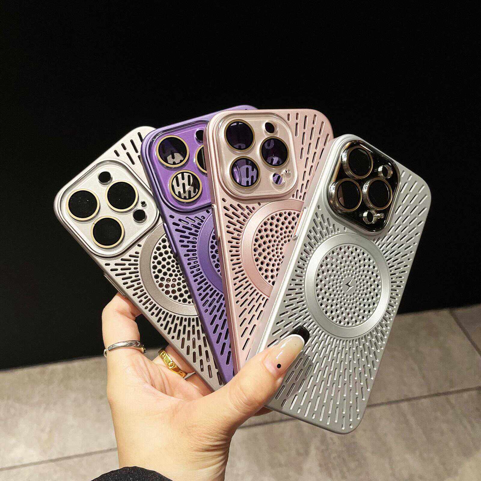 With lens film hollow heat dissipation and breathable Apple 15promax ...