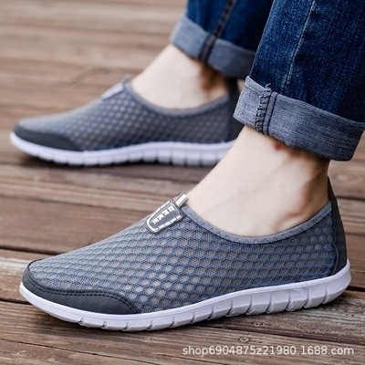 Spring breathable and comfortable lightweight mesh shoes for men's ...
