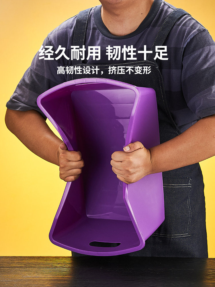 Extra Thick Plastic Rectangular Ice Bucket Beer Barrel Beer Basket Beer ...
