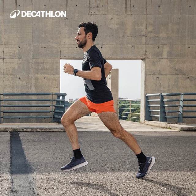 Decathlon running shoes men's marathon cushioning body test training ...