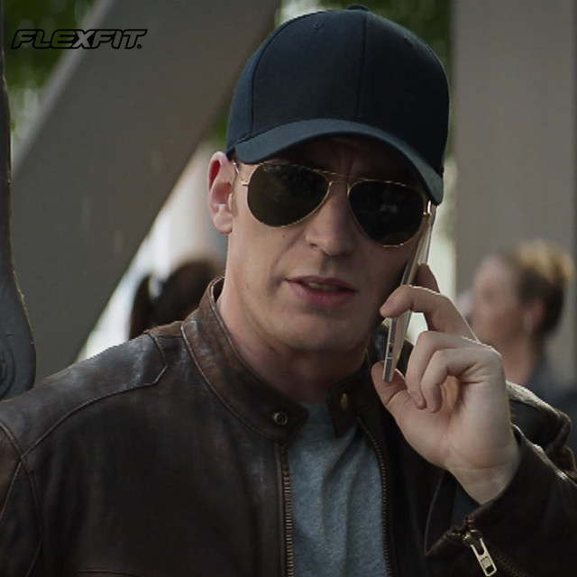 FLEXFIT American hard-top baseball cap for men and women high top fully ...