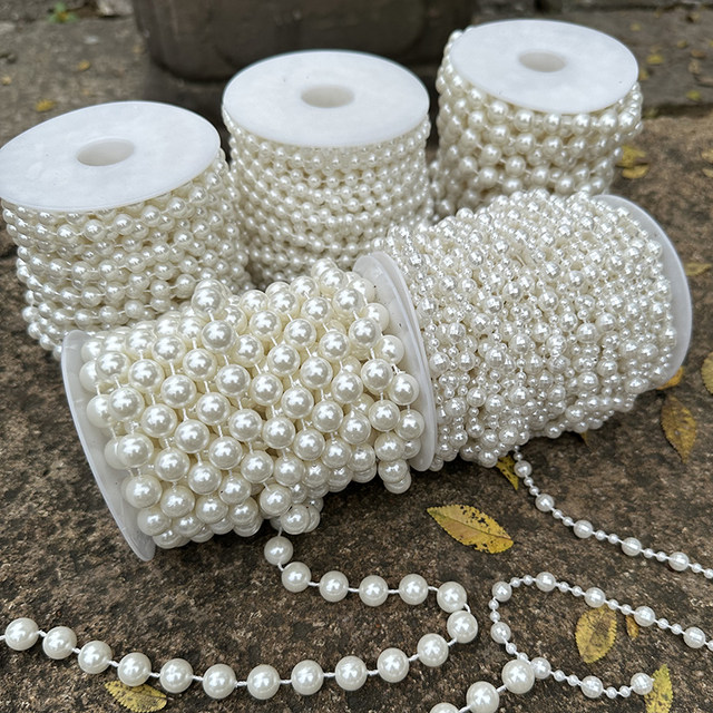 Pearl skewers rolled tube connecting beading beads, wedding ceiling ...