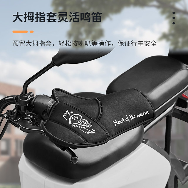 Fujian Chao Mavericks Warm Gloves Electric Battery Handlebar Covers ...