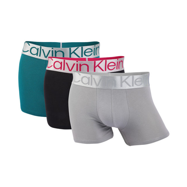 [Bondable warehouse] 3-pack CalvinKlein pure cotton mid-waist boxer ...