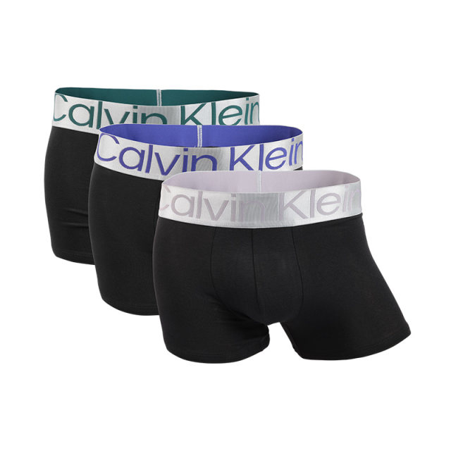 [Bondable warehouse] 3-pack CalvinKlein pure cotton mid-waist boxer ...