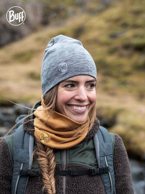 Imported BUFF outdoor autumn and winter windproof fleece running dome ...