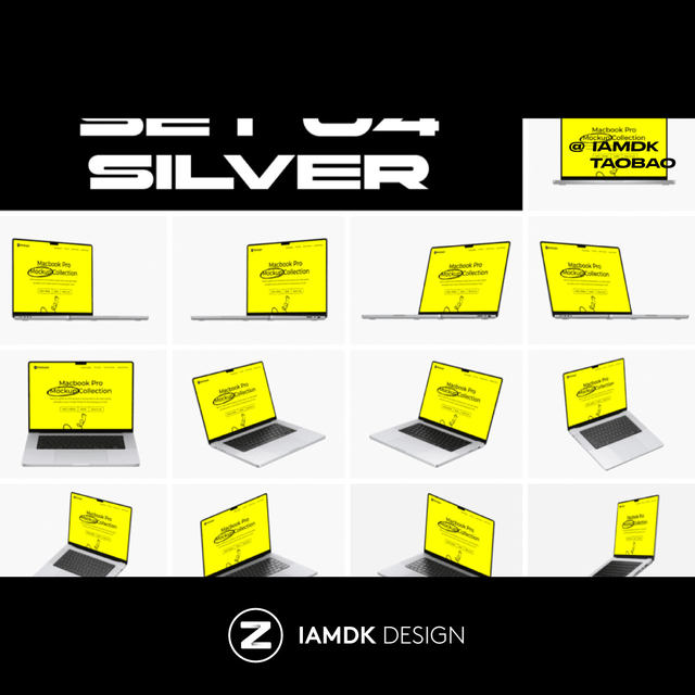 38 Industrial Style MacBook Laptop Work Display Renderings PS Texture ...