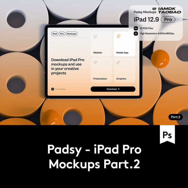 10 high -end app interface design iPad Pro screen demonstration ...