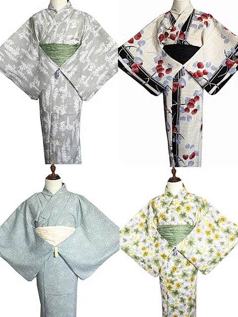Japanese kimono yukata women traditional formal wear styles for ...