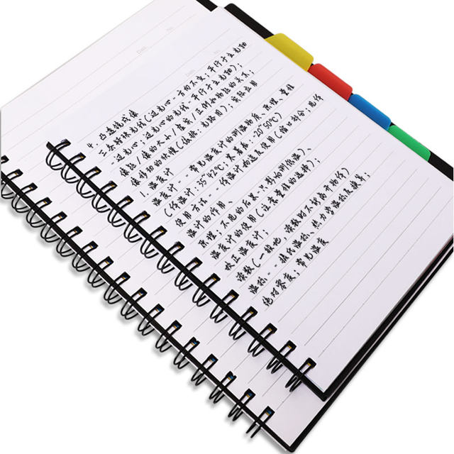 Office classification notebook B5 notepad folder stationery small fresh ...