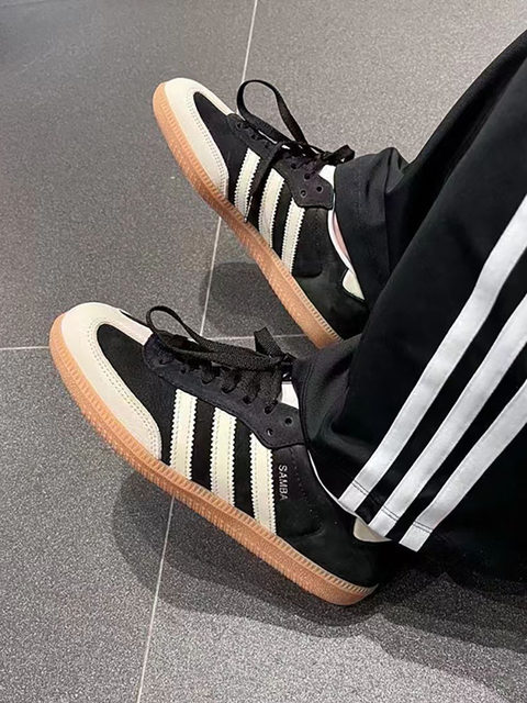 Adidas/Adidas Clover SAMBA OG men and women comfortable and fashionable ...