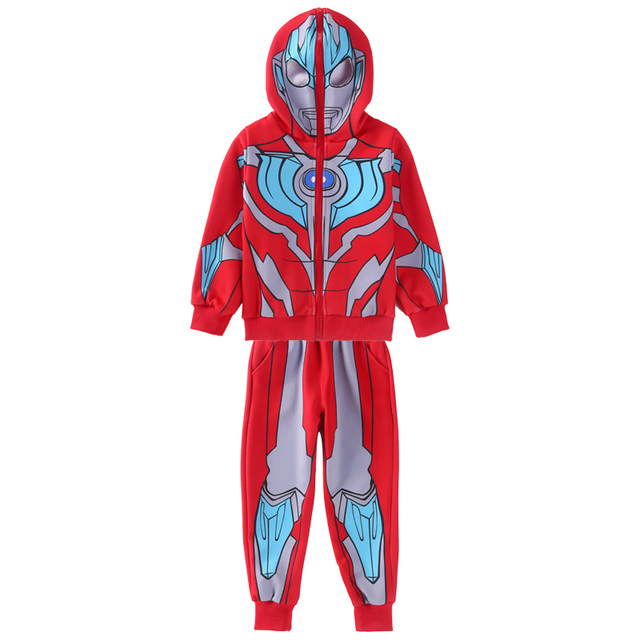 Ultraman clothes children's autumn clothing boys' suits boys handsome ...
