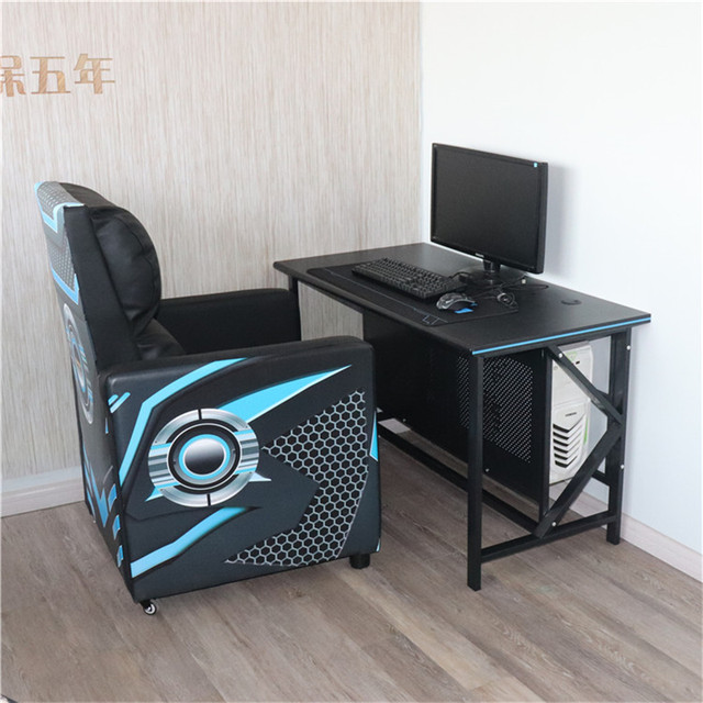 New Internet cafe tables and chairs hot seller with single sofa chair e ...