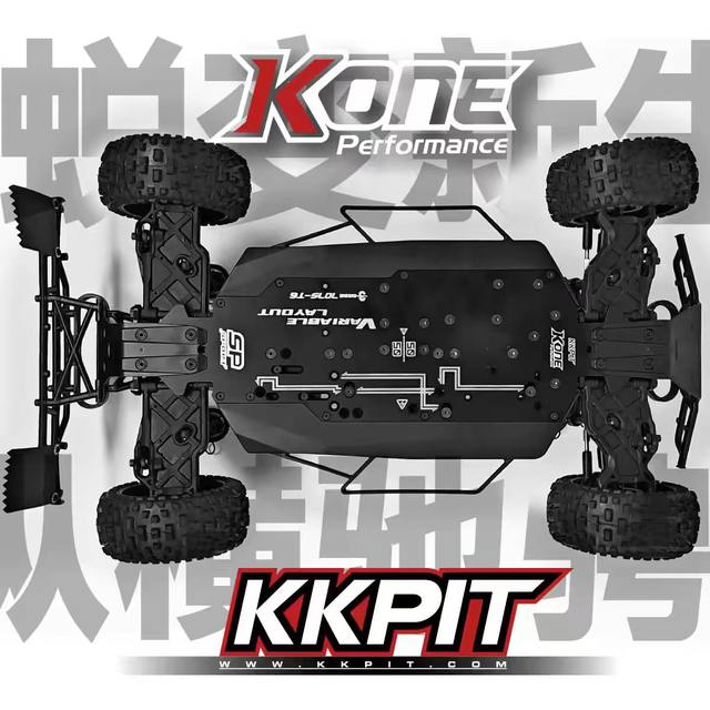 KKPIT-KONESP version 1/10 four-wheel drive short card 330mm wheelbase ...
