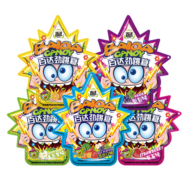 Baida Popping Candy, Popping Candy, Exploding Candy, Nostalgic Snack ...