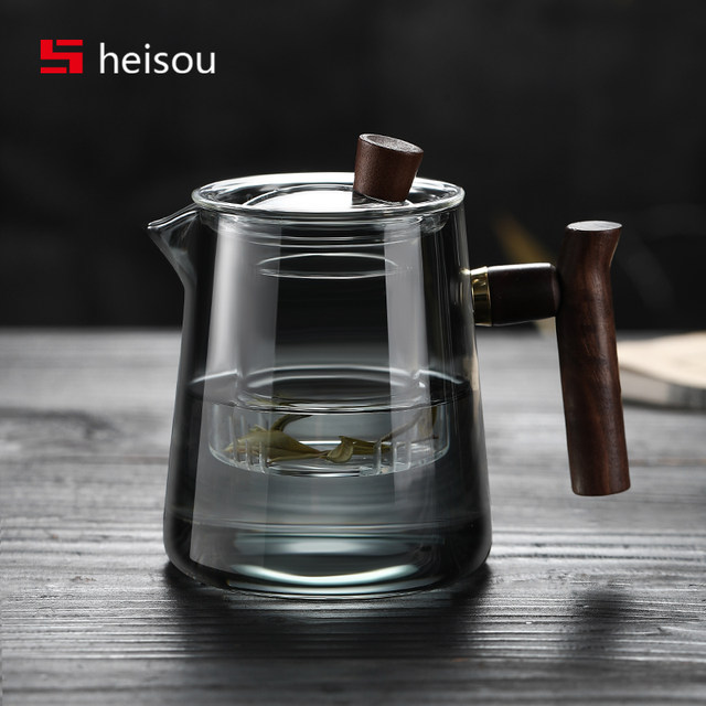 Glass teapot for tea making at home 2024 new tea water separation tea ...