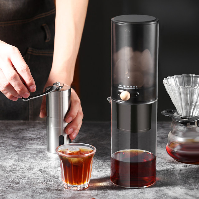 Ice Drop Coffee Maker Cold Brew Artifact Hand-Brew Coffee Set Glass ...