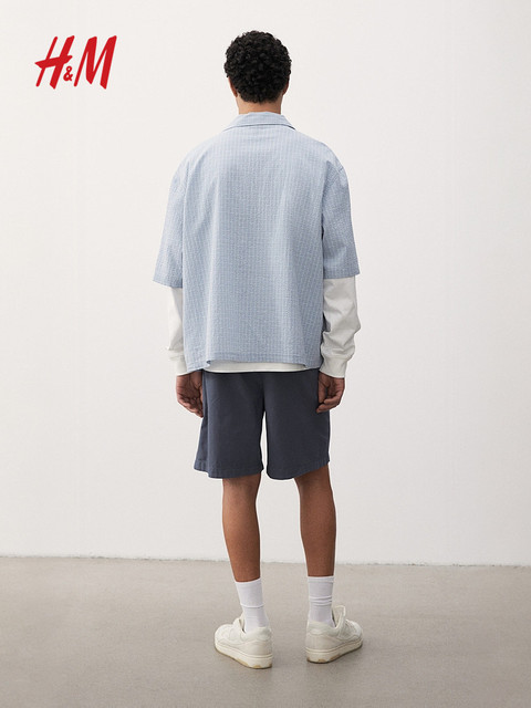 HM men's casual pants 2025 summer new standard version canvas straight ...