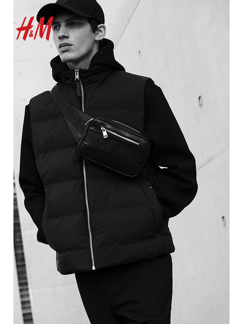 HM men's vest summer standard version hydrophobic cotton exterior vest ...
