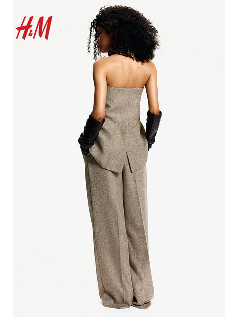 HM spring women's front tube tube top 1252915