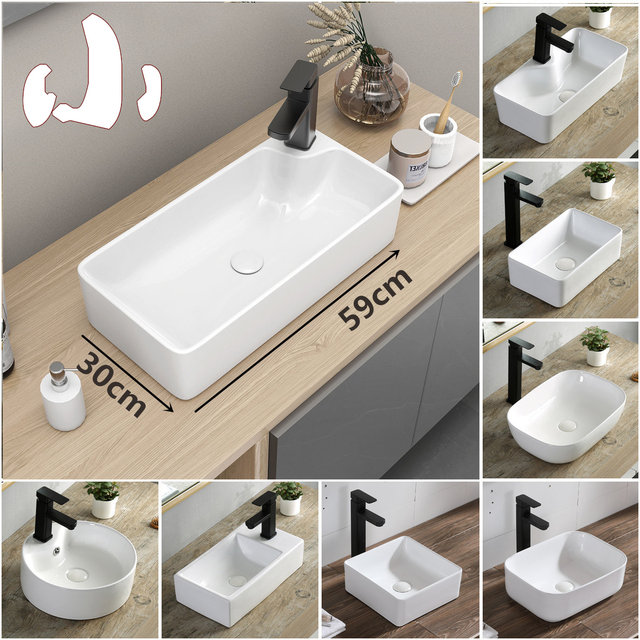 Countertop basin small size household mini bathroom wash basin small ...