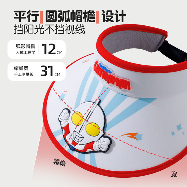 Classic Ultraman children's hat boys sun protection hat summer outdoor ...