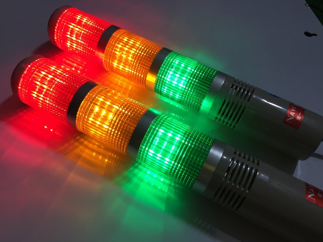 Three-color light machine alarm indicator LTA-205-3WJ three-color three ...