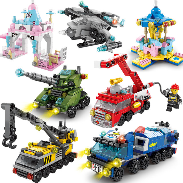Chinese building blocks children's assembly toys puzzle small particles ...