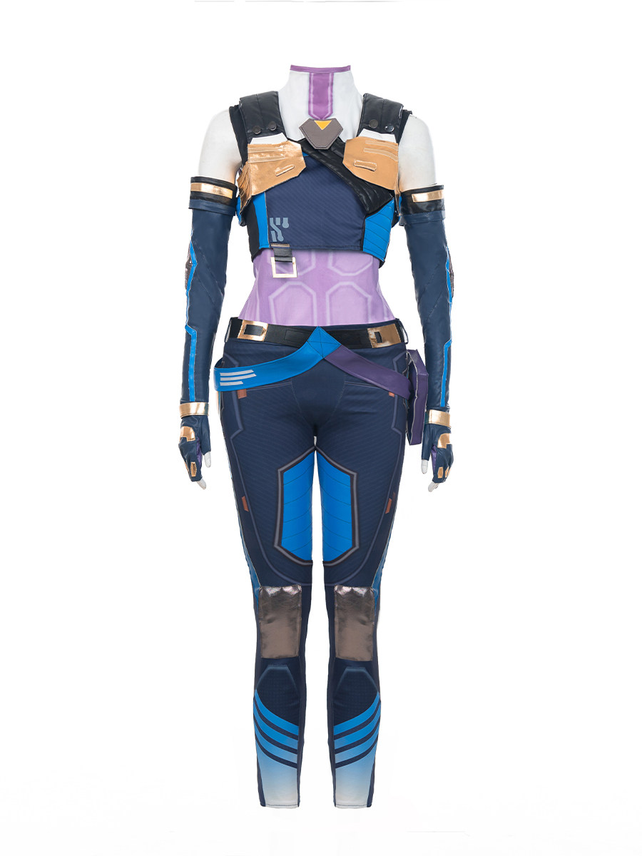 Costum Cosplay Neon Valorant - Contractul Fără Frică - Costum pentru Femei
