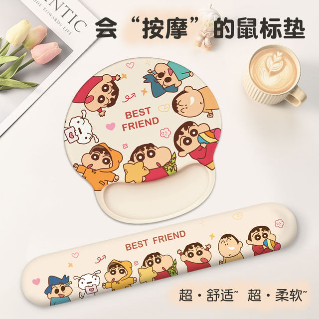 Crayon Shin-chan Wrist Mouse Pad Cartoon Cute Office Computer Desk Pad ...