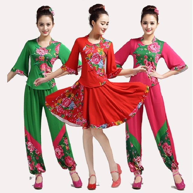 National style spring and summer new square dance clothes for female ...